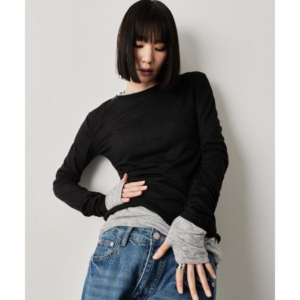 ZOZO問い合わせ番号:98579532ショップ:Avenue，アヴェニューブランド:HANNE，アン商品名:シアーロングスリーブTEEカテゴリ:トップス>Tシャツ/カットソーブランド品番:306254-143-007素材:ポリエステ...