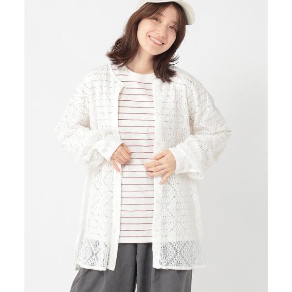 『セール実施中』ZOZO問い合わせ番号:98579734ショップ:studio CLIP，スタディオクリップブランド:studio CLIP，スタディオクリップ商品名:《days》レースアソートノーカラーシャツカテゴリ:トップス>シャ...