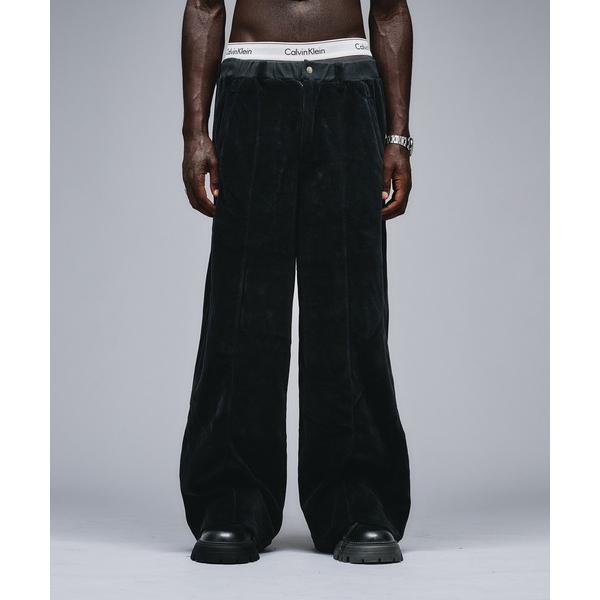 『セール実施中』ZOZO問い合わせ番号:98579810ショップ:FTW，エフティーダブリューブランド:ANDER HUNK，アンダーハンク商品名:Velours Baggy Track Pants / ベロアバギートラックパンツカテゴリ:...