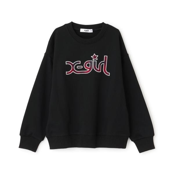 『セール実施中』ZOZO問い合わせ番号:98610639ショップ:X-girl Stages，エックスガール ステージスブランド:X-girl Stages，エックスガールステージス商品名:チェックパッチロゴトレーナーカテゴリ:トップス&g...