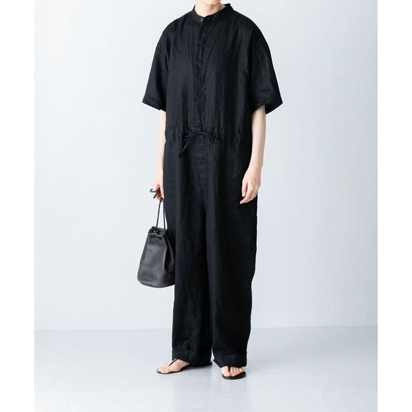 参考価格：22，000円発売時期：2024年03月コンディション：B（目立つ使用感なし）使用感が少ない、または気にならないアイテムすそ周り：汚れ全体的：色あせ参考商品名：リネンハーフスリーブオールインワン参考品番：GA45-24M013【商...