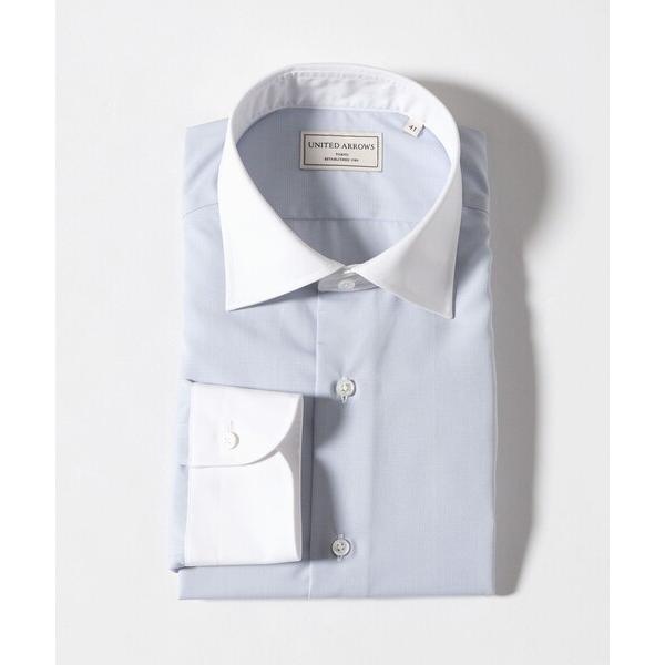 ZOZO問い合わせ番号:98641338ショップ:UNITED ARROWS，ユナイテッドアローズブランド:UNITED ARROWS，ユナイテッドアローズ商品名:イージーケア AG グレンプレイド セミワイド クレリックカラーシャツ 抗菌...