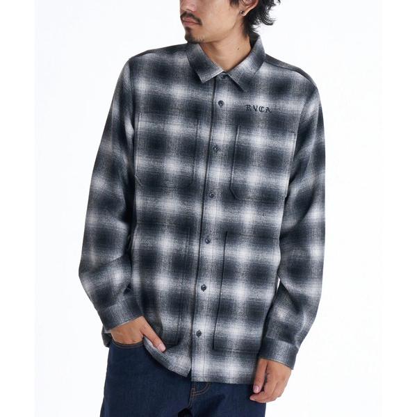 『セール実施中』ZOZO問い合わせ番号:98641482ショップ:BOARDRIDERS，ボードライダーズブランド:RVCA，ルーカ商品名:RVCA メンズ WOLD WIDE SHIRT 長袖シャツ 【2025年秋冬モデル】/ルーカチェッ...
