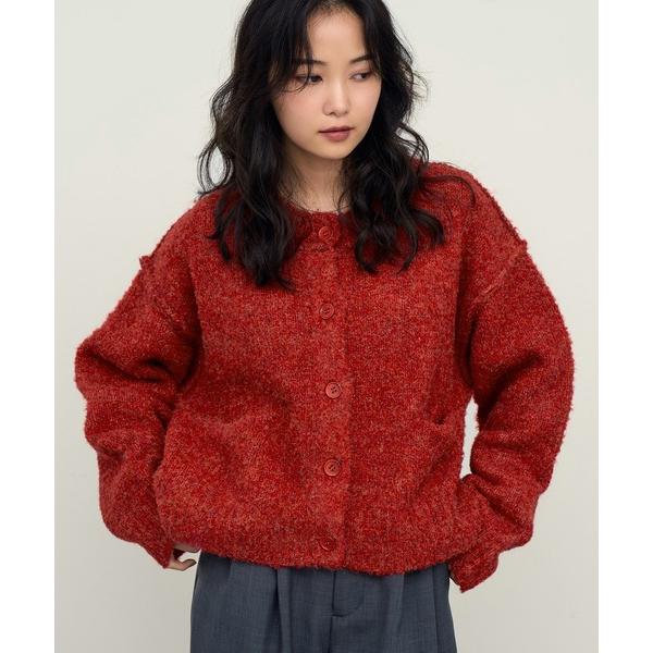 『タイムセール実施中』ZOZO問い合わせ番号:98641833ショップ:CORPUS TOKYO，コーパス トーキョーブランド:NOGLE，ノグル商品名:【NOGLE/ノグル】ウールMIXメランジブークレポケットカーデカテゴリ:トップス&g...