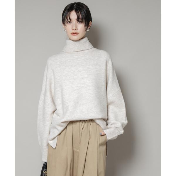 ZOZO問い合わせ番号:98641985ショップ:NANO universe，ナノユニバースブランド:NANO universe，ナノユニバース商品名:タートルワイドシルエット圧縮ニットカテゴリ:トップス>ニット/セーターブランド品番...