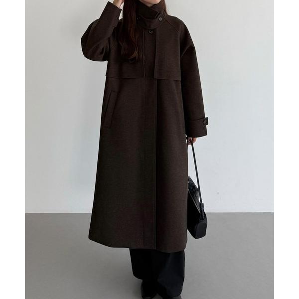 ZOZO問い合わせ番号:98642146ショップ:JUNOAH，ジュノアブランド:callautia，カラウティア商品名:2wayカラーオーバーサイズロングコートカテゴリ:ジャケット/アウター>ステンカラーコートブランド品番:frca...