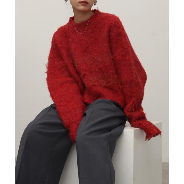 『タイムセール実施中』ZOZO問い合わせ番号:98642184ショップ:CORPUS TOKYO，コーパス トーキョーブランド:NOGLE，ノグル商品名:【NOGLE/ノグル】MIXシャギーボリュームショートニットカテゴリ:トップス>...