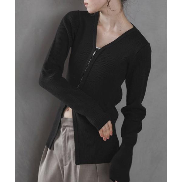 ZOZO問い合わせ番号:98642237ショップ:EPIMI E'PIMMY，エピミエピミーブランド:feepur，フェピュール，EPIMI E'PIMMY，エピミエピミー商品名:【ハンドウォッシャブル】リブニットVカーディガンカテゴリ:ト...