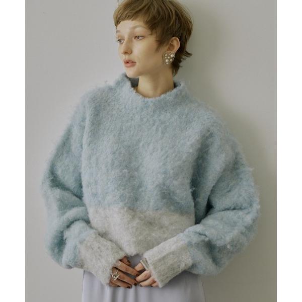 『タイムセール実施中』ZOZO問い合わせ番号:98642536ショップ:19 roots studio，ナインティーン ルーツ スタジオブランド:VIOLETTA，ヴィオレッタ商品名:バイカラーモヘアクロップドニットカテゴリ:トップス&gt...