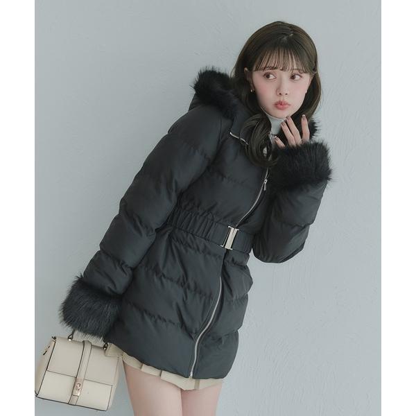 『セール実施中』ZOZO問い合わせ番号:98642681ショップ:mideal，マイディールブランド:fupel，フぺル商品名:Mid-length padded fur coat / ミドル丈中綿ファーコートカテゴリ:ジャケット/アウター...