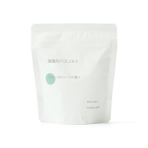※このアイテムは返品・交換対象外商品です。コスメ商品ZOZO問い合わせ番号:98642746ショップ:無印良品，ムジルシリョウヒンブランド:無印良品，ムジルシリョウヒン商品名:海塩のバスソルト　フローラルハーブの香り　３６０ｇ／スプーン付カ...
