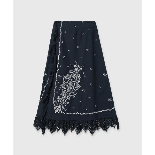 『セール実施中』ZOZO問い合わせ番号:98643712ショップ:CREDONA，クレドナブランド:CREDONA，クレドナ商品名:VENEZIA LACE SKIRT/ヴェネツィアレーススカートカテゴリ:スカート>スカートブランド品...
