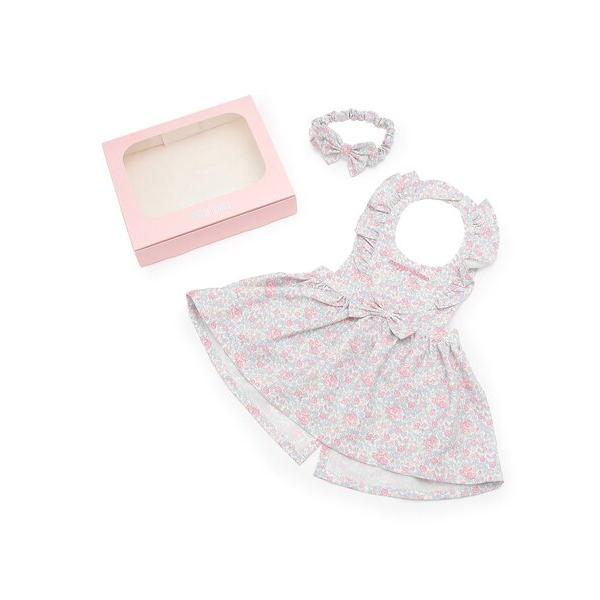 ※このアイテムは返品・交換対象外商品です。ZOZO問い合わせ番号:98675037ショップ:NARUMIYA ONLINE，ナルミヤ オンラインブランド:mezzo piano，メゾピアノ商品名:【BOX付】リトルフラワー柄エプロン＆ヘアバ...