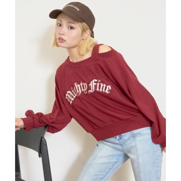 『セール実施中』ZOZO問い合わせ番号:98675044ショップ:NARUMIYA ONLINE，ナルミヤ オンラインブランド:LOVETOXIC，ラブトキシック商品名:【LTXC】ワンショル長袖Tシャツカテゴリ:トップス>Tシャツ/...