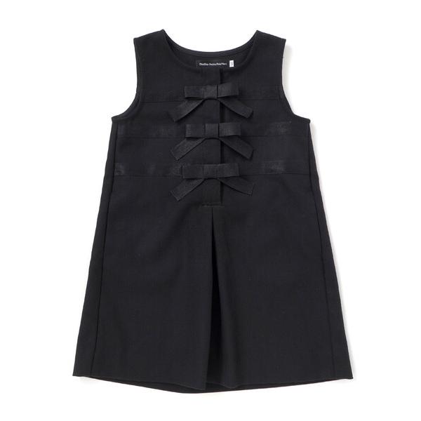 『タイムセール実施中』ZOZO問い合わせ番号:98675194ショップ:BEBE ONLINE STORE，ベベ オンラインストアブランド:BeBe Petits Pois Vert，ベベプチポワヴェール商品名:3段リボンAラインジャンパー...