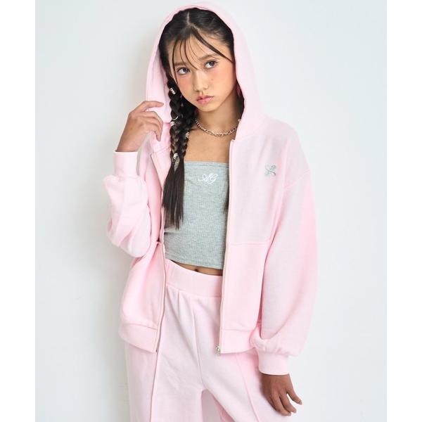 『セール実施中』ZOZO問い合わせ番号:98676083ショップ:ANAP，アナップブランド:ANAP GiRL，アナップガール商品名:ラウンジウェアー 裏毛 パーカー【親子お揃い】【キッズお揃い】カテゴリ:トップス>パーカーブランド...
