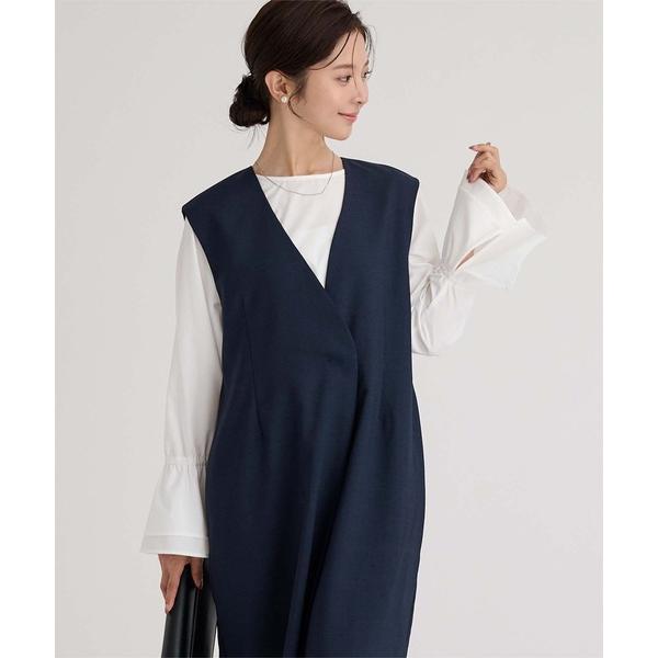 『タイムセール実施中』ZOZO問い合わせ番号:98678071ショップ:ur's，ユアーズブランド:ur's，ユアーズ商品名:レイヤードスリーブブラウスカテゴリ:トップス>シャツ/ブラウスブランド品番:BHXU1942素材:ポリエステ...