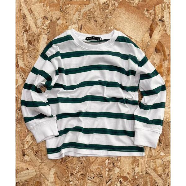 『タイムセール実施中』ZOZO問い合わせ番号:98678103ショップ:Outfitter lab，アウトフィッターラボブランド:SHISKY，シスキー，Outfitter lab，アウトフィッターラボ商品名:先染めボーダー　オーバーサイズ...