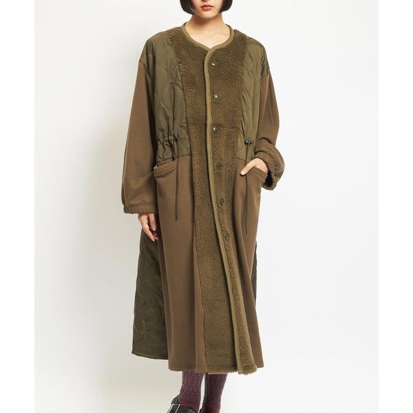 『セール実施中』ZOZO問い合わせ番号:98678196ショップ:gomme，ゴムブランド:gomme，ゴム商品名:アーミーキルト　ロングコートカテゴリ:ジャケット/アウター>その他アウターブランド品番:GMT80-610素材:ポリエ...