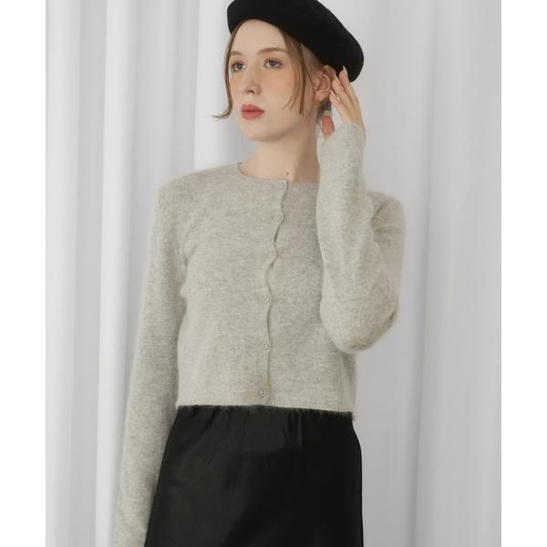 ZOZO問い合わせ番号:98678391ショップ:Olu.，オルドットブランド:Olu.，オルドット商品名:モヘアタッチカーディガンカテゴリ:トップス>カーディガン/ボレロブランド品番:OL25OAD12素材:レーヨン48%， アクリ...