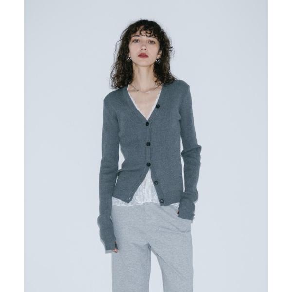 ZOZO問い合わせ番号:98678498ショップ:Avenue，アヴェニューブランド:HANNE，アン商品名:フロントボタンVネックリブニットカテゴリ:トップス>カーディガン/ボレロブランド品番:306254-143-014素材:レー...