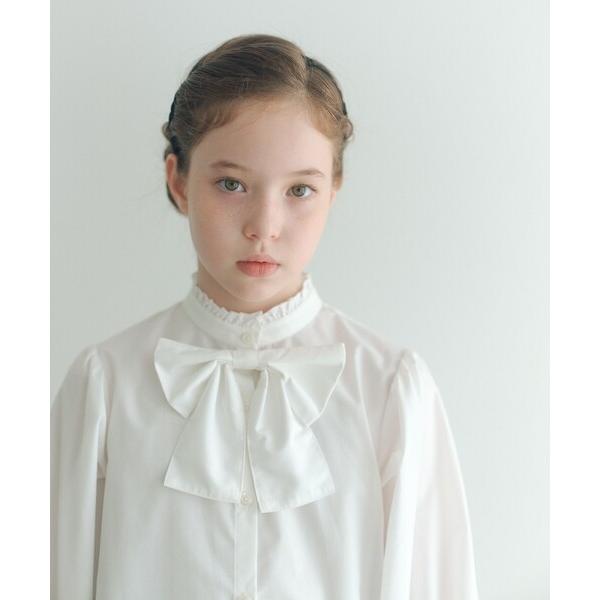 ZOZO問い合わせ番号:98679033ショップ:green label relaxing，グリーンレーベル リラクシングブランド:green label relaxing，グリーンレーベルリラクシング商品名:スタンドカラー フリルリボン ...