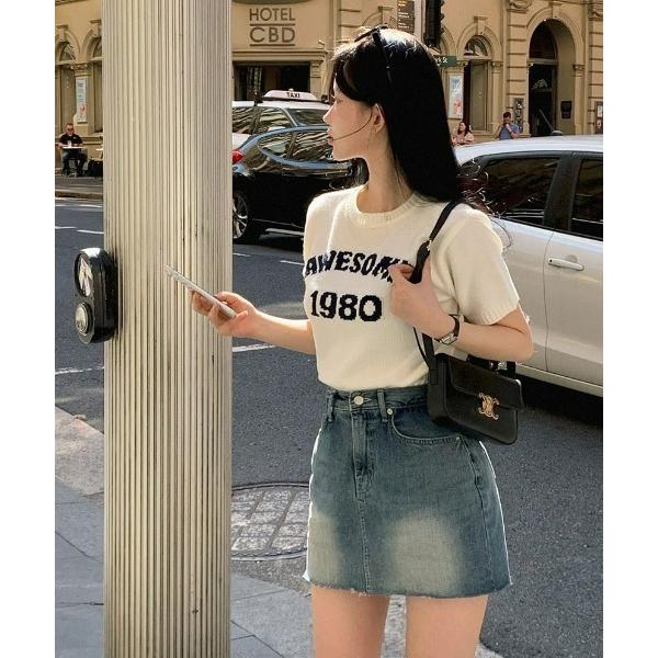 『セール実施中』参考価格：5，900円発売時期：2024年04月コンディション：B（目立つ使用感なし）使用感が少ない、または気にならないアイテム首周り：汚れ参考商品名：[BELLIDE MADE] AWESOMEラウンド配色半袖ニット参考品...