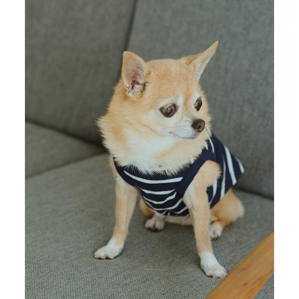 『セール実施中』※このアイテムは返品・交換対象外商品です。ZOZO問い合わせ番号:98709458ショップ:ROPE' PICNIC，ロぺピクニックブランド:ROPE' PICNIC，ロペピクニック商品名:【DOG】リンクボーダータンクトッ...