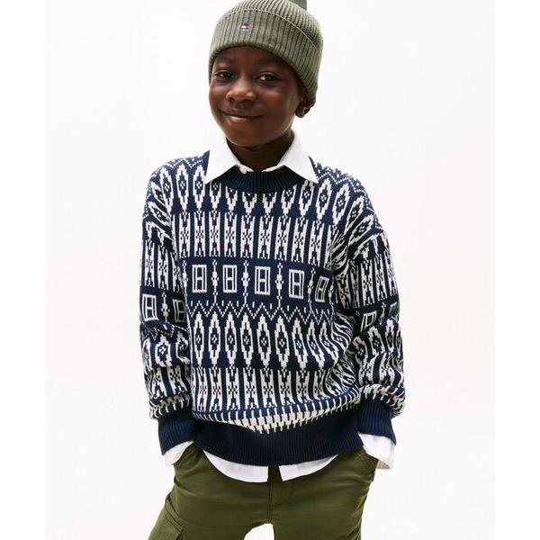 『セール実施中』ZOZO問い合わせ番号:98709985ショップ:TOMMY HILFIGER，トミー ヒルフィガーブランド:TOMMY HILFIGER，トミーヒルフィガー商品名:BOYS フェアアイルクルーネックセーターカテゴリ:トップ...