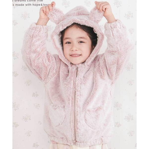 『タイムセール実施中』ZOZO問い合わせ番号:98710080ショップ:BEBE ONLINE STORE，ベベ オンラインストアブランド:SLAP SLIP，スラップスリップ商品名:アニマルウサギクマネコハートポケット付きふわふわファージ...