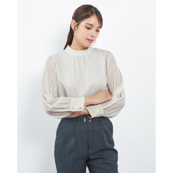『セール実施中』ZOZO問い合わせ番号:98711058ショップ:SUIT SELECT，スーツセレクトブランド:SUIT SELECT，スーツセレクト商品名:【長袖】ギャザーハイネックプルオーバーカテゴリ:トップス>シャツ/ブラウス...