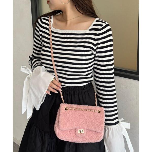 『セール実施中』ZOZO問い合わせ番号:98711094ショップ:prose verse，プロズヴェールブランド:prose verse，プロズヴェール商品名:ボアキルティングショルダーバッグカテゴリ:バッグ>ショルダーバッグブランド...