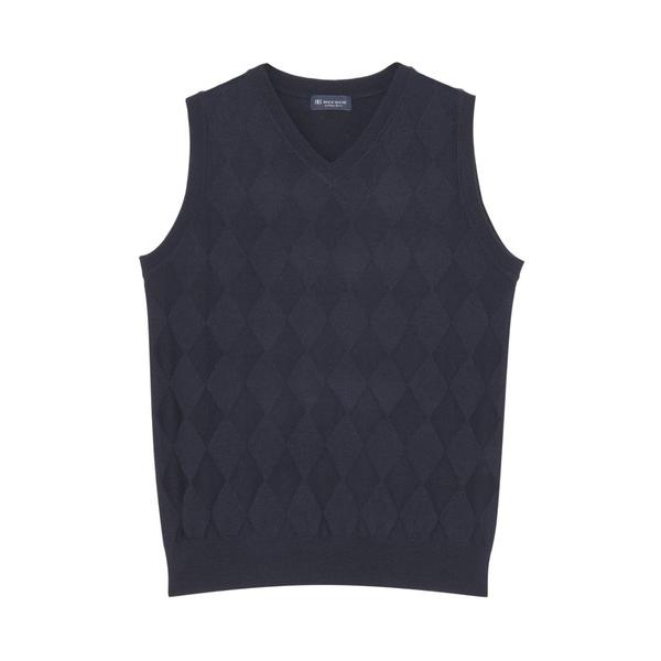 『セール実施中』ZOZO問い合わせ番号:98711111ショップ:TOKYO SHIRTS，トーキョーシャツブランド:BRICK HOUSE by TOKYO SHIRT，ブリックハウス商品名:ダイヤ柄 ニットベストカテゴリ:トップス&gt...