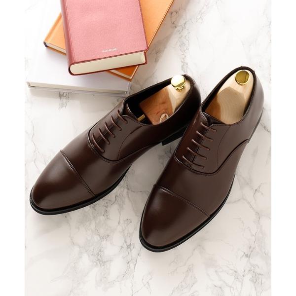 『セール実施中』ZOZO問い合わせ番号:98711277ショップ:COLLARS，カラーズブランド:LUGG NAGG，ラグナグ商品名:【Stnd works/スタンドワークス】撥水加工 PUレザー 内羽根 ストレートチップ ドレスシューズ...