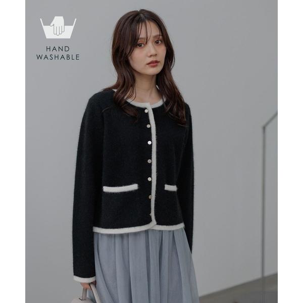 『セール実施中』ZOZO問い合わせ番号:98711296ショップ:Andemiu，アンデミュウブランド:Andemiu，アンデミュウ商品名:【手洗い可能】アンゴラハイショクカーディガン498696カテゴリ:トップス>カーディガン/ボレ...