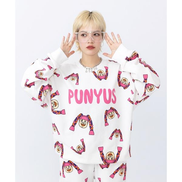ZOZO問い合わせ番号:98711701ショップ:PUNYUS，プニュズブランド:PUNYUS，プニュズ商品名:【新サイズ】NAOMIチャン総柄スウェットカテゴリ:トップス>スウェットブランド品番:PN19SS-002-1-15素材:...