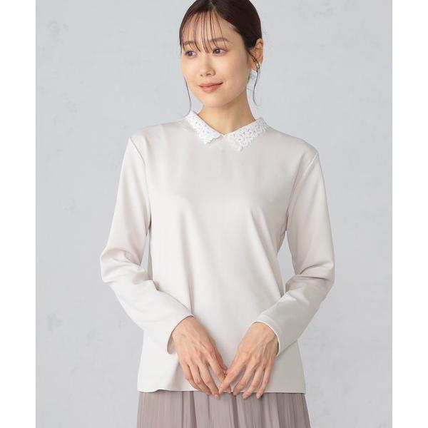 『タイムセール実施中』ZOZO問い合わせ番号:98712086ショップ:GALLORIA，ギャローリアブランド:GALLORIA，ギャローリア商品名:レース衿付きプルオーバーカテゴリ:トップス>Tシャツ/カットソーブランド品番:604...
