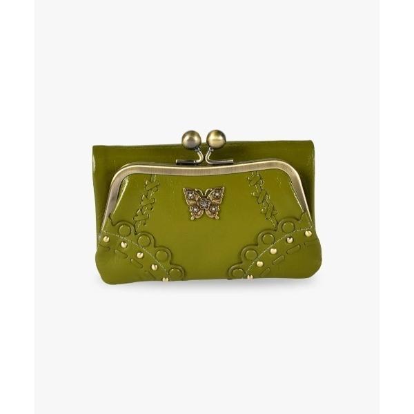 ZOZO問い合わせ番号:98712272ショップ:ANNA SUI，アナ スイブランド:ANNA SUI，アナスイ商品名:マチルダ 口金二つ折り財布カテゴリ:財布/小物>財布ブランド品番:318102_KU素材:やぎ革原産国:ベトナム...