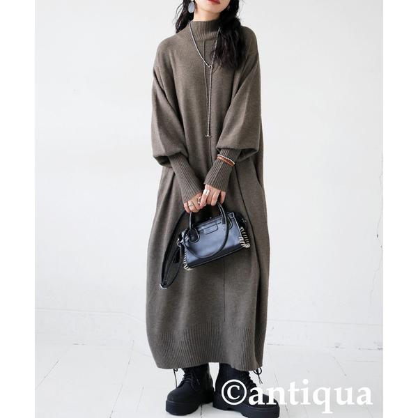 ZOZO問い合わせ番号:98712784ショップ:antiqua，アンティカブランド:antiqua，アンティカ商品名:マシュマロタッチニットワンピースカテゴリ:ワンピース/ドレス>ワンピースブランド品番:PN-00585素材:ポリエ...