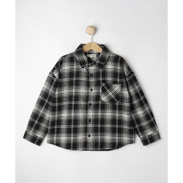 『タイムセール実施中』ZOZO問い合わせ番号:98713087ショップ:SHOO・LA・RUE，シューラルーブランド:SHOO・LA・RUE，シューラルー商品名:【100-150cm】チェックオーバーシャツカテゴリ:トップス>シャツ/...