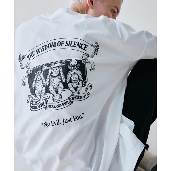 ZOZO問い合わせ番号:98713160ショップ:rehacer，レアセルブランド:rehacer，レアセル商品名:rehacer : Three wise monkeys  L/S T-shirt  / スリーワイズモンキーズ ロングスリ...