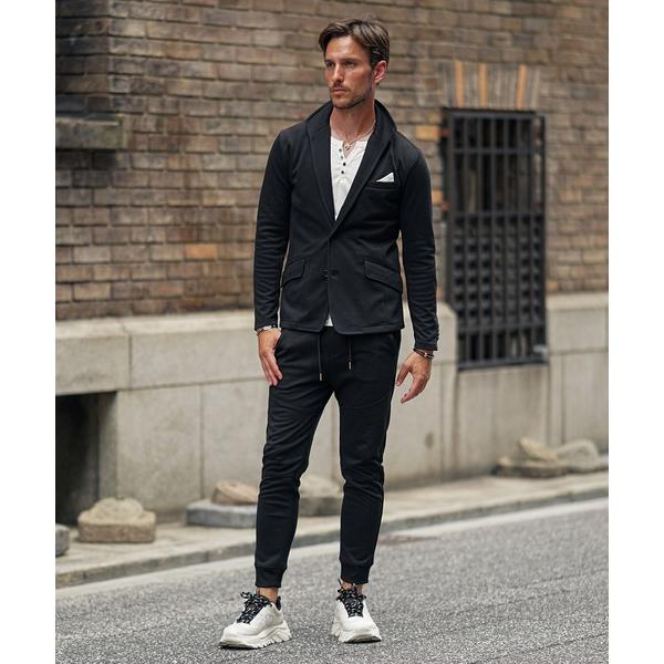 『タイムセール実施中』ZOZO問い合わせ番号:98713343ショップ:JOKER，ジョーカーブランド:SOMEDIFF，サムディフ，JOKER，ジョーカー商品名:【2点セット】毛玉ができないイタリアンカラーセットアップ メンズ スウェット...