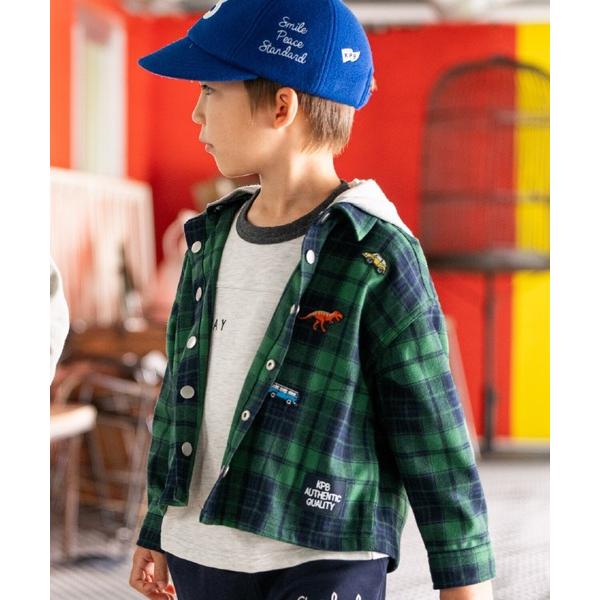 『セール実施中』ZOZO問い合わせ番号:98713548ショップ:KP，ケーピーブランド:KP BOY，ケーピーボーイ商品名:フーデット チェックシャツカテゴリ:トップス>シャツ/ブラウスブランド品番:4553221素材:本体：ポリエ...