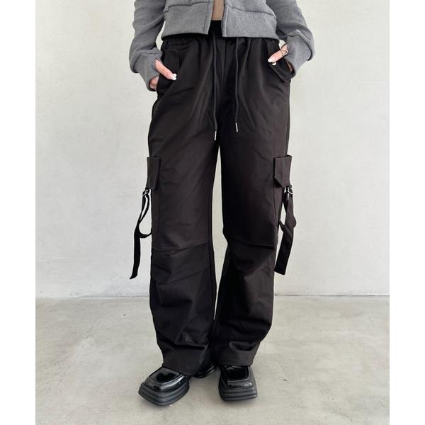 『セール実施中』ZOZO問い合わせ番号:98713896ショップ:Outfitter lab，アウトフィッターラボブランド:Bamm，バム商品名:パラシュートワイドカーゴパンツカテゴリ:パンツ>カーゴパンツブランド品番:BA22560...