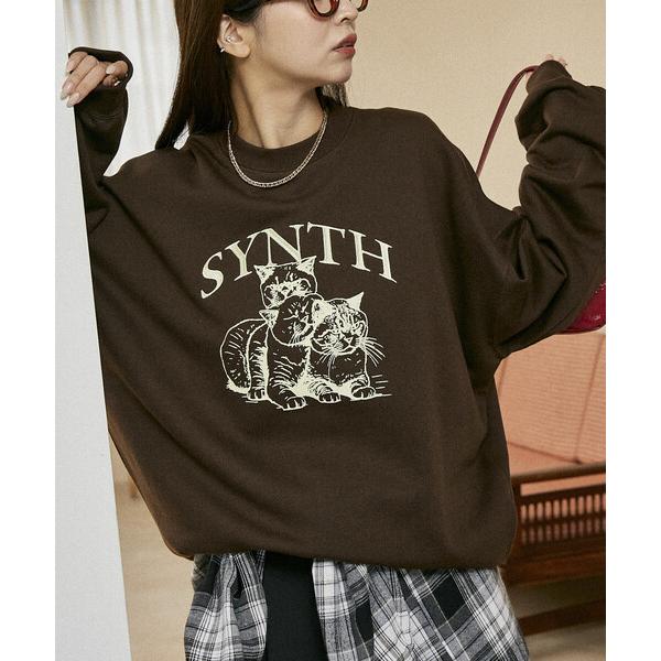 『セール実施中』ZOZO問い合わせ番号:98714457ショップ:PUBLUX，パブリュクスブランド:PUBLUX，パブリュクス商品名:PUBLUX/パブリュクス SYNTH キャット 裏起毛 スウェット　限定展開カテゴリ:トップス>...