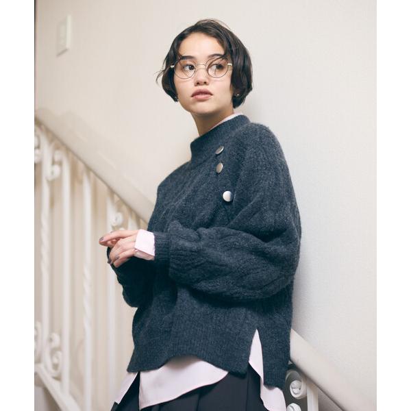 『セール実施中』ZOZO問い合わせ番号:98731008ショップ:COMME CA ISM，コムサイズムブランド:COMME CA ISM，コムサイズム商品名:ケーブル　ボタンニットカテゴリ:トップス>ニット/セーターブランド品番:1...