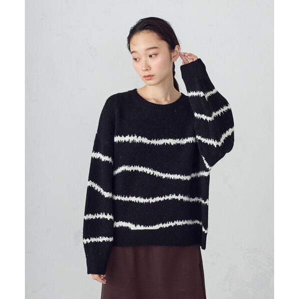 『セール実施中』ZOZO問い合わせ番号:98731015ショップ:COMME CA ISM，コムサイズムブランド:COMME CA ISM，コムサイズム商品名:【ウォッシャブル】アート柄ニットカテゴリ:トップス>ニット/セーターブラン...