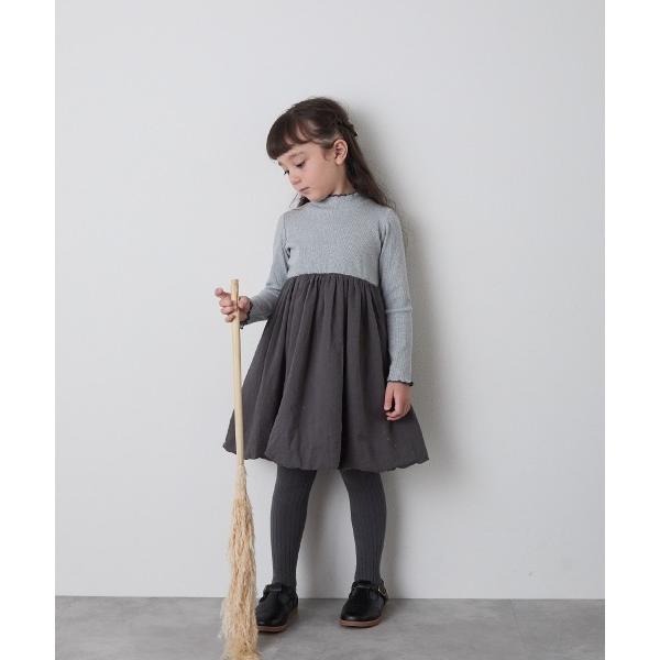 『タイムセール実施中』ZOZO問い合わせ番号:98745055ショップ:riziere，リジェールブランド:riziere，リジェール商品名:【リンクコーデ】異素材ドッキングバルーンワンピースカテゴリ:ワンピース/ドレス>ワンピースブ...