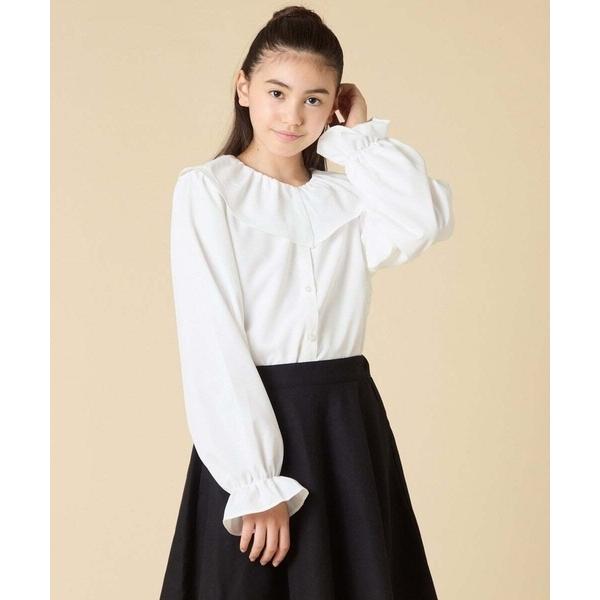 『タイムセール実施中』ZOZO問い合わせ番号:98745299ショップ:a.v.v，アー・ヴェ・ヴェブランド:a.v.v，アーヴェヴェ商品名:[130-160]フリルカラーブラウスカテゴリ:トップス>シャツ/ブラウスブランド品番:KJ...