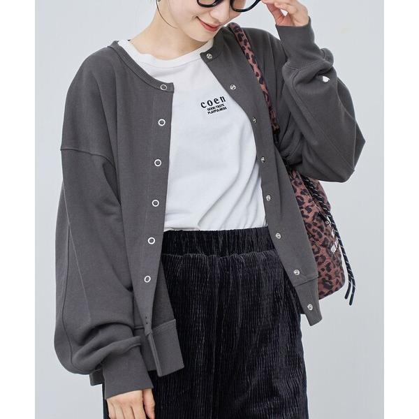 『タイムセール実施中』ZOZO問い合わせ番号:98745935ショップ:coen，コーエンブランド:coen，コーエン商品名:【再入荷・新色登場】ハートモチーフ裏毛カーディガンカテゴリ:トップス>カーディガン/ボレロブランド品番:76...